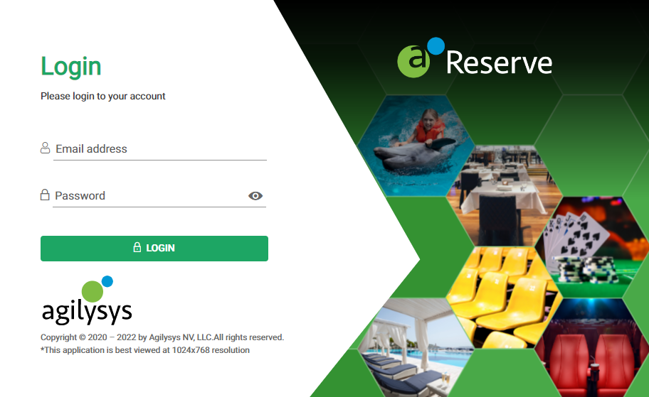 Login to Agilysys Reserve